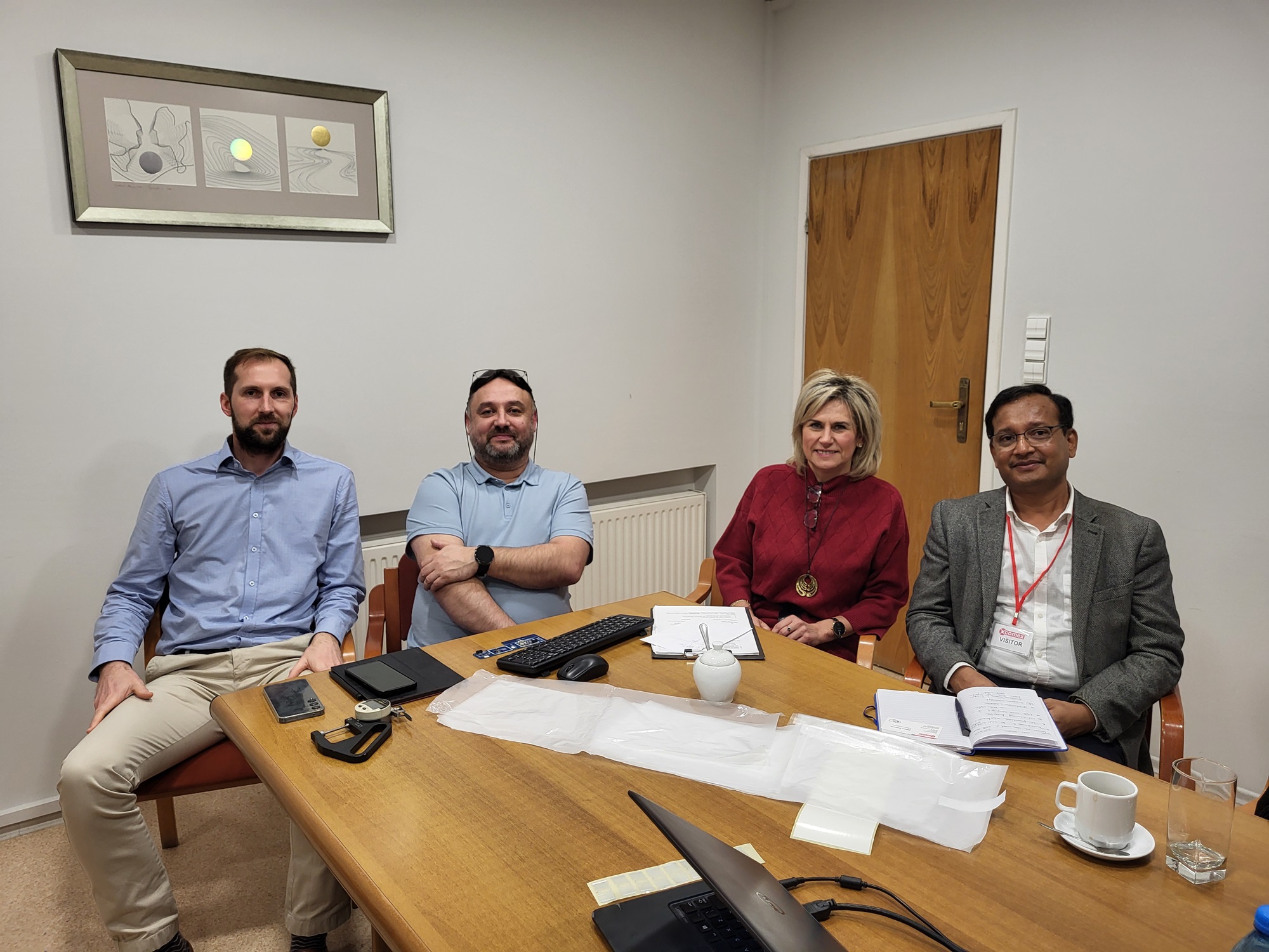 Prof. Ramesh Babu from TCD Visits Comex to advance IMPRESS goals